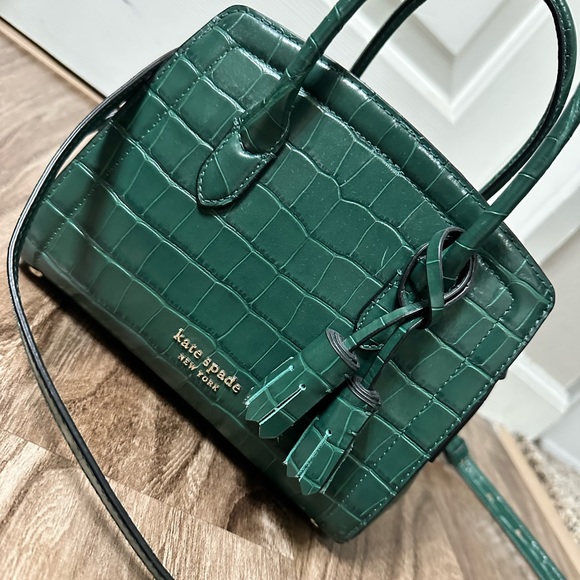 kate spade | Bags | Kate Spade Knott Croc Embossed Satchel | Poshmark